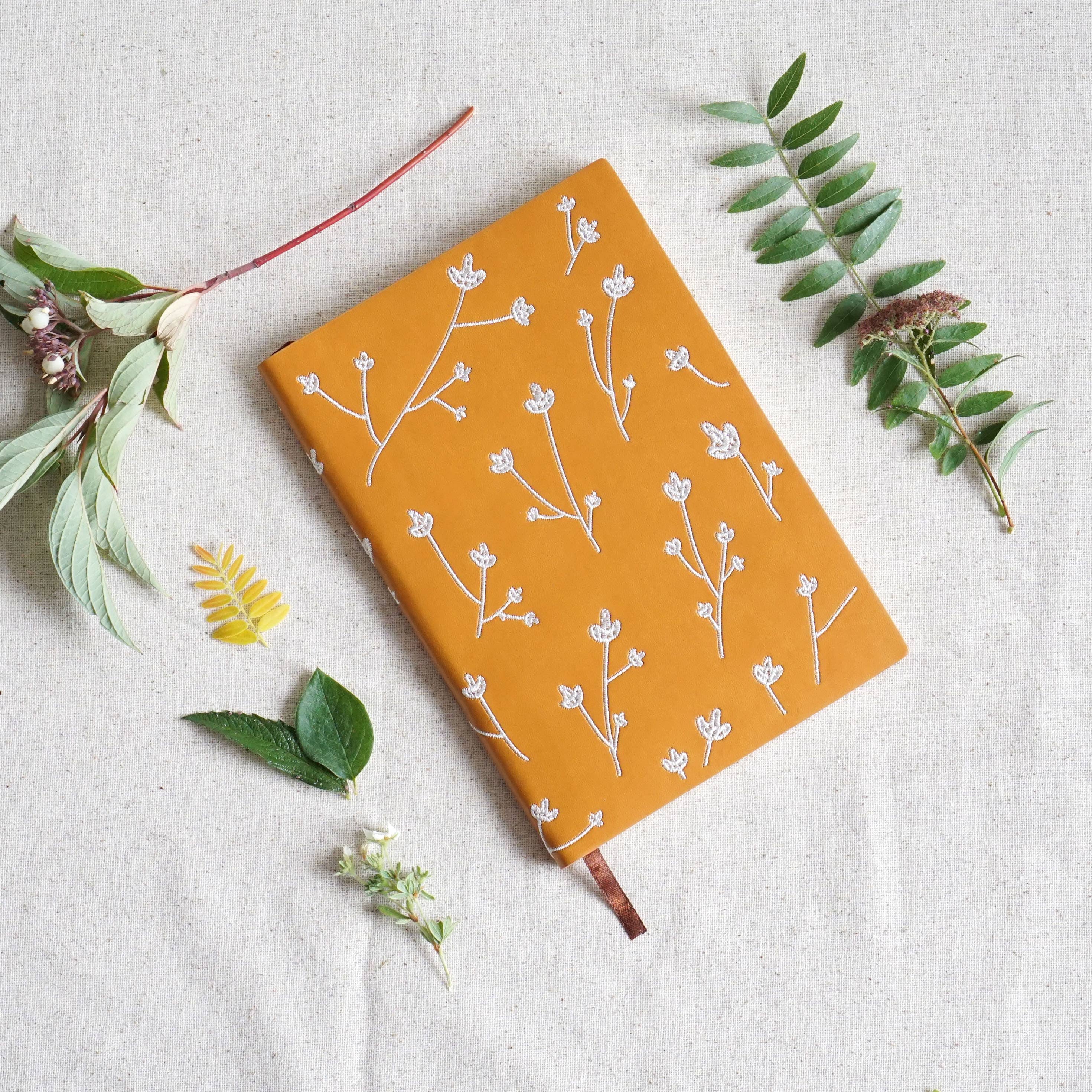 Samantha Embroidered Layflat Journal Notebook – The Iron Cactus of ...